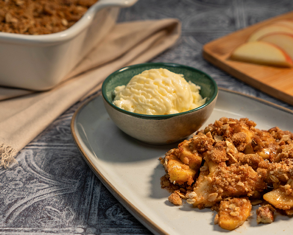 Apple Cinnamon Crisp Recipe with Wasa Cinnamon Crisp Creation Topping ...