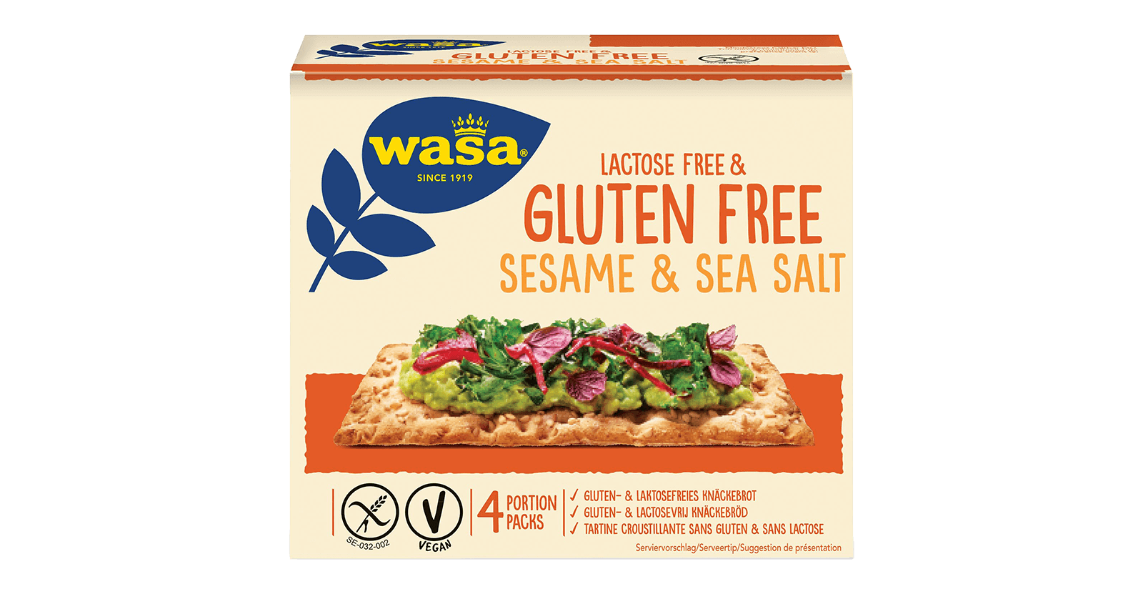 Gluten Free Sesame & Sea Salt | Wasa