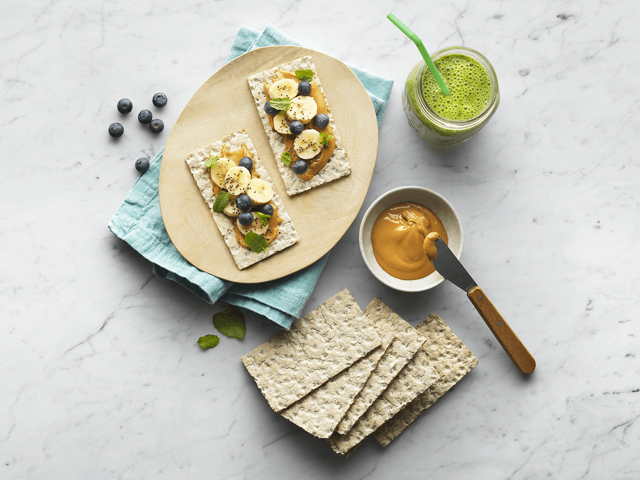 Peanut Butter Banana Breakfast Recipe | Wasa