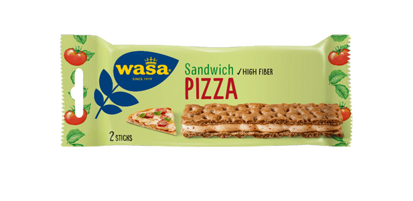 Sandwich Pizza - Ett gott knäckebröd som mellanmål | Wasa